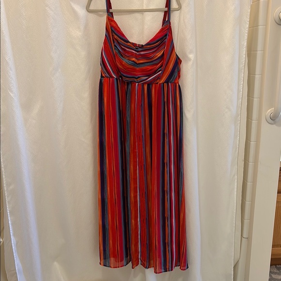 torrid | Dresses | Torrid Vibrant Striped Maxi Dress | Poshmark